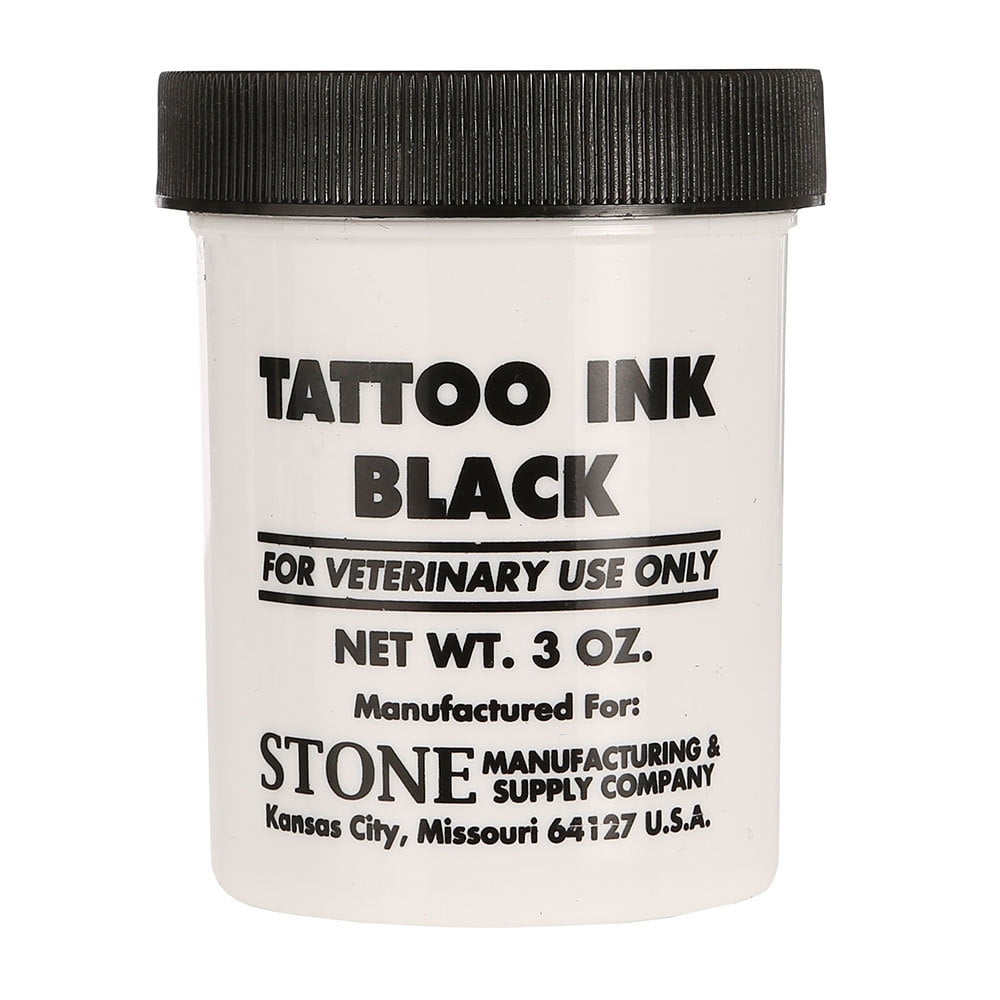 Stone Manufacturing Tattoo Ink Paste(6) Black 3OZ - Walmart.com