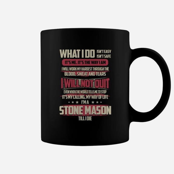 Stone Mason What I Do Job Coffee Mug - Walmart.com