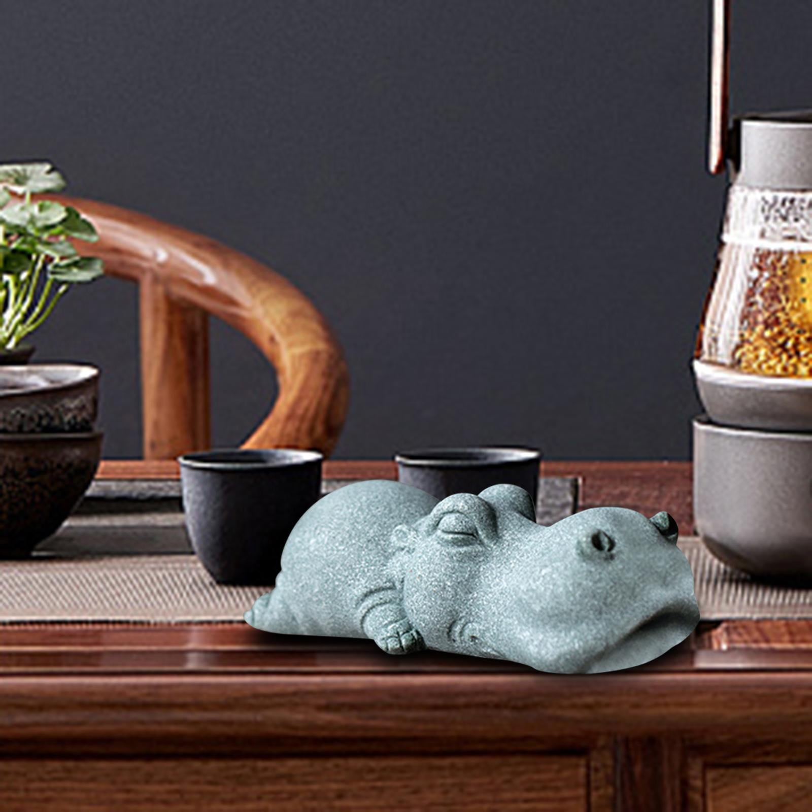 Stone Mini Animal Sculpture Miniature Sleeping Posture Decoration ...