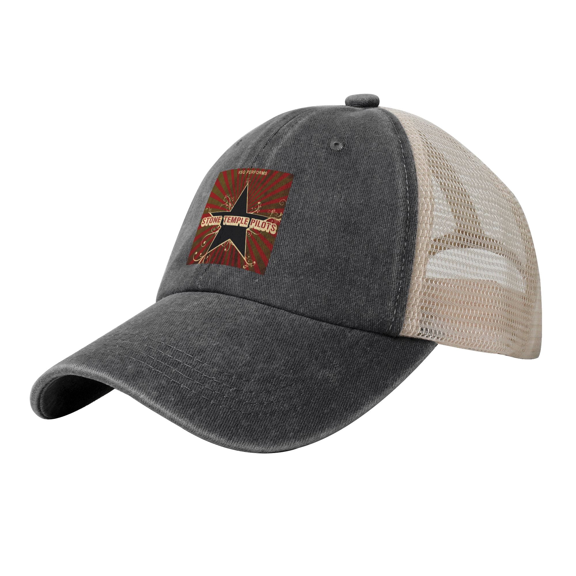 Stone Music And Temple Pilots Snazzy Cowboy Mesh Baseball Cap ...