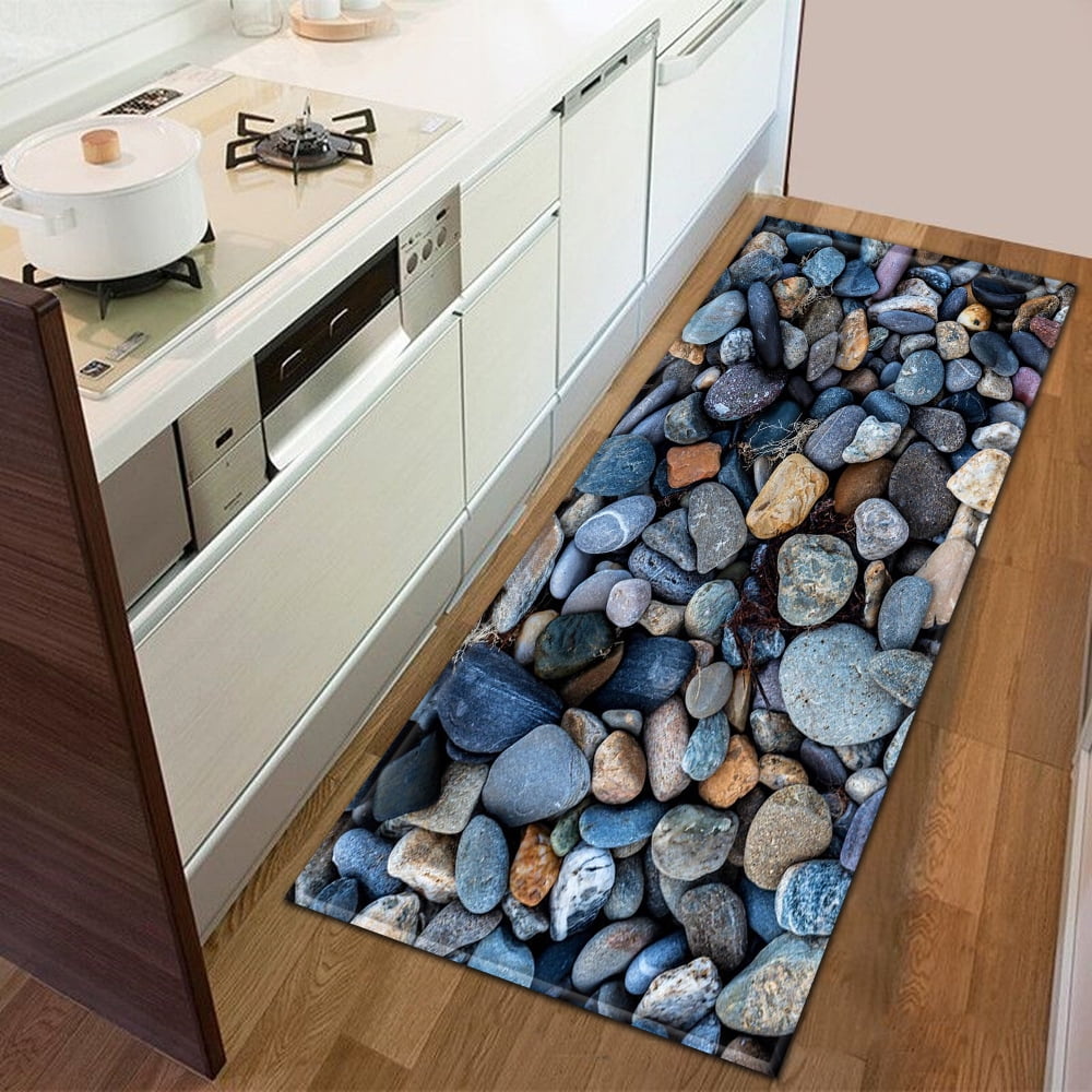 Stone Pattern Floor Mat Entrance Door Kitchen Bedroom Rug Corridor ...
