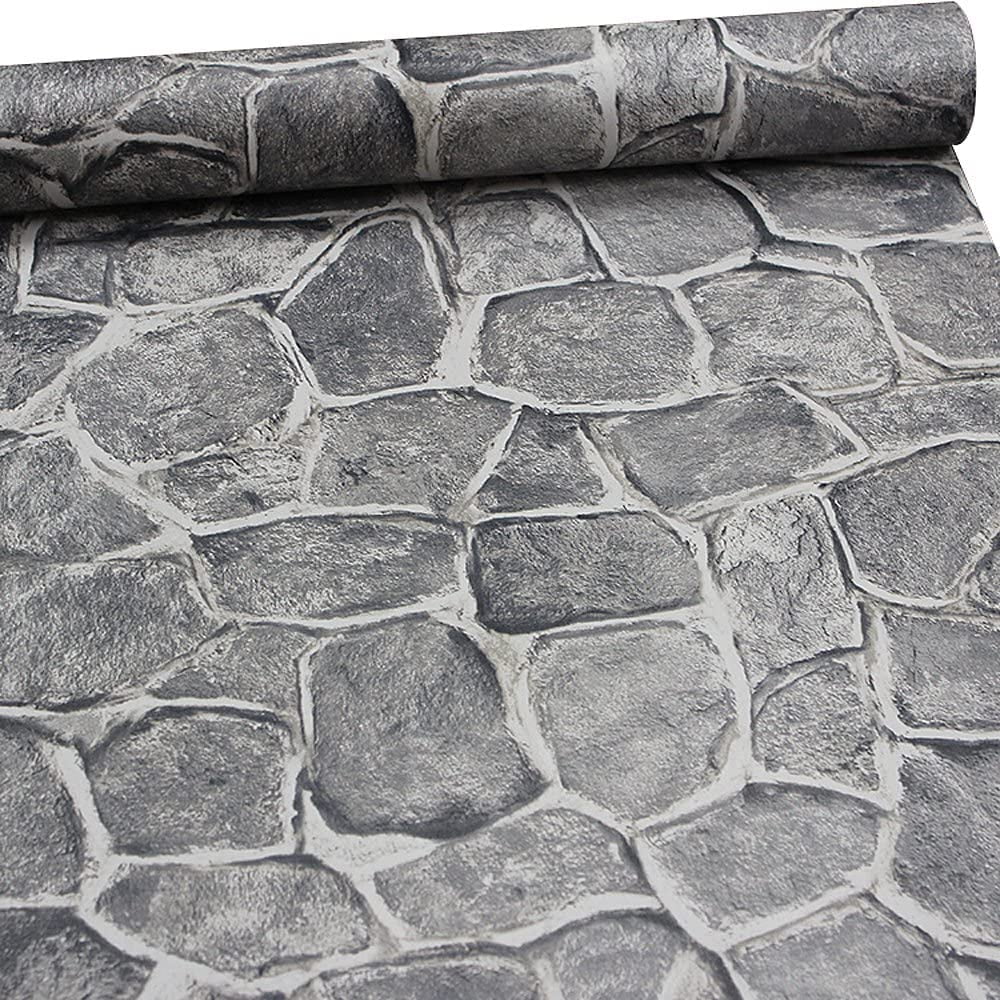 Stone Peel And Stick Wallpaper Roll 11 Yards Self Adhesive Contact ...