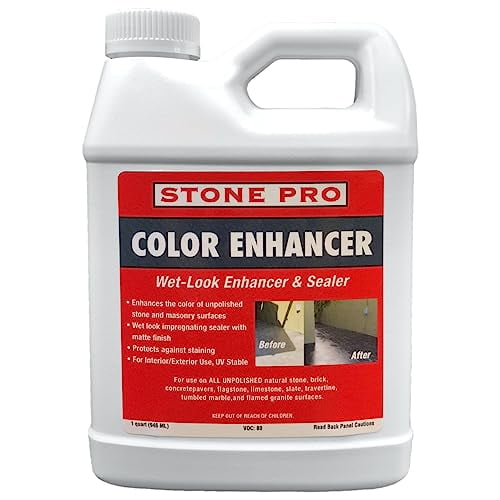 Stone Pro Color Enhancer Wet Look Sealer (Quart) - Walmart.com