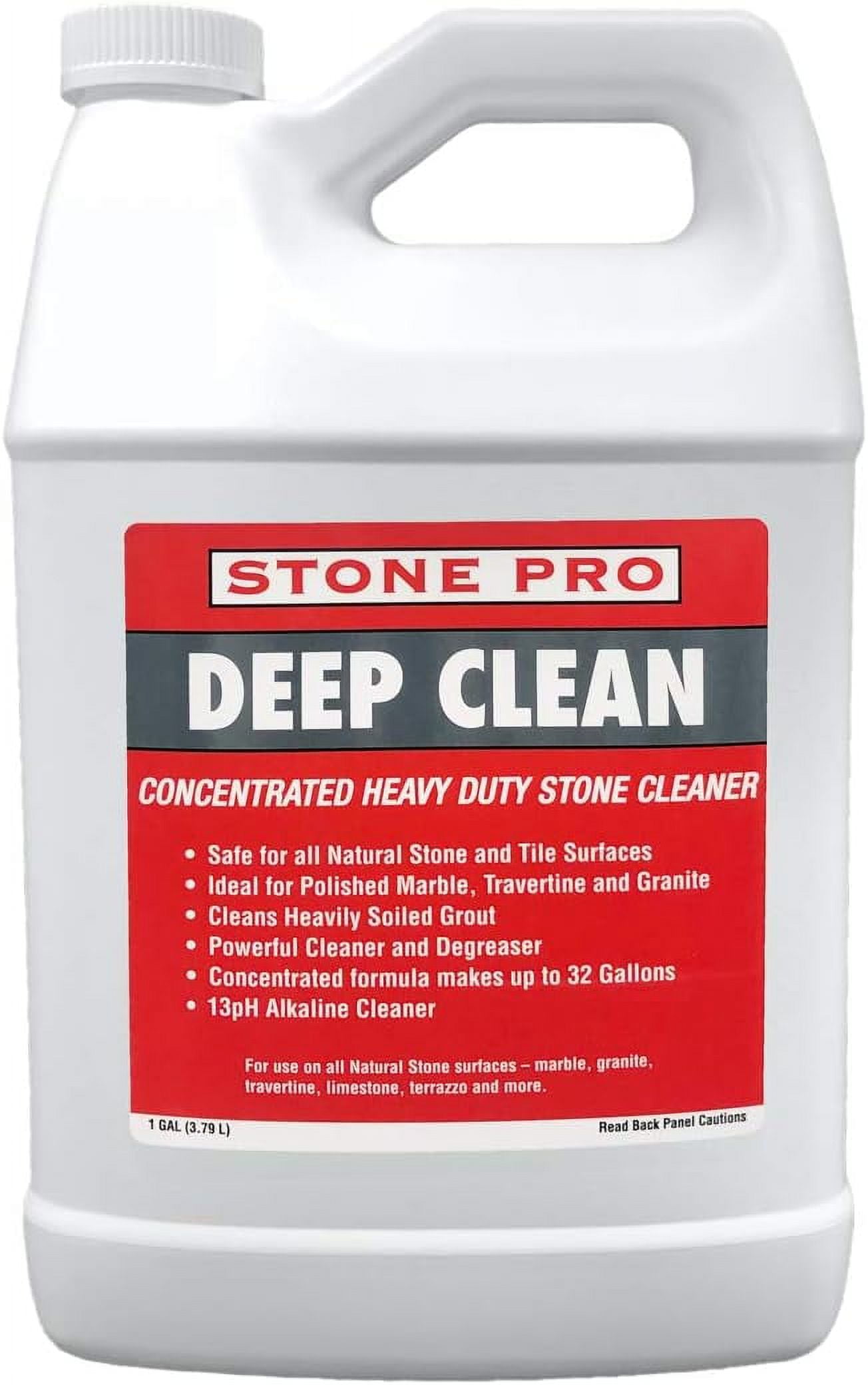 Stone Pro Deep Clean NON-Acidic Alkaline Cleaner Concentrate For ...