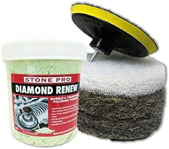 Stone Pro Diamond Renew Polishing Kit - Polishing Marble, Travertine ...