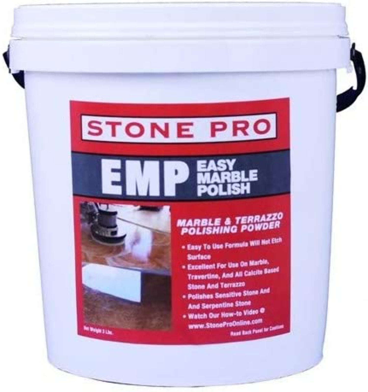 Stone Pro - EMP Easy Marble Polish | Marble and Travertine Polishing ...
