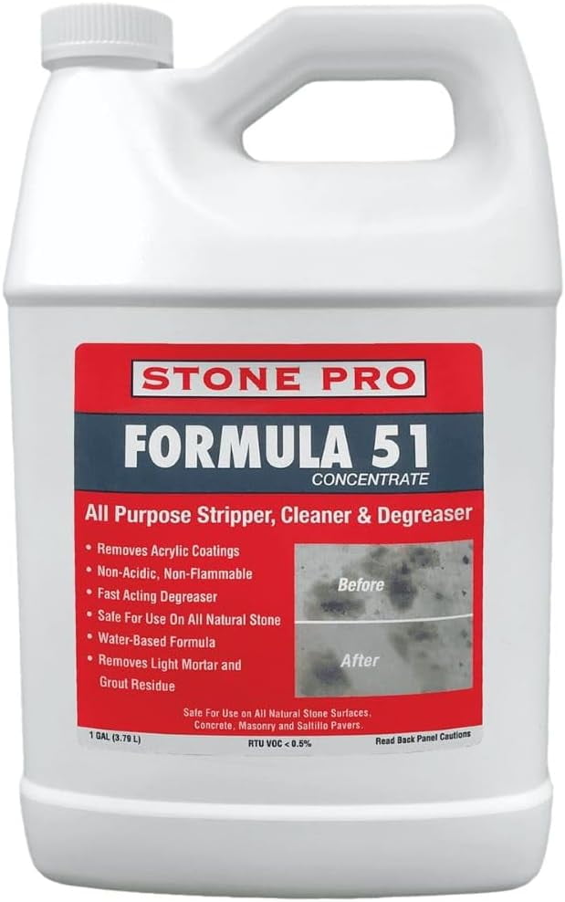 Stone Pro Formula 51 Gallon Concentrate - Heavy Duty Cleaner ...