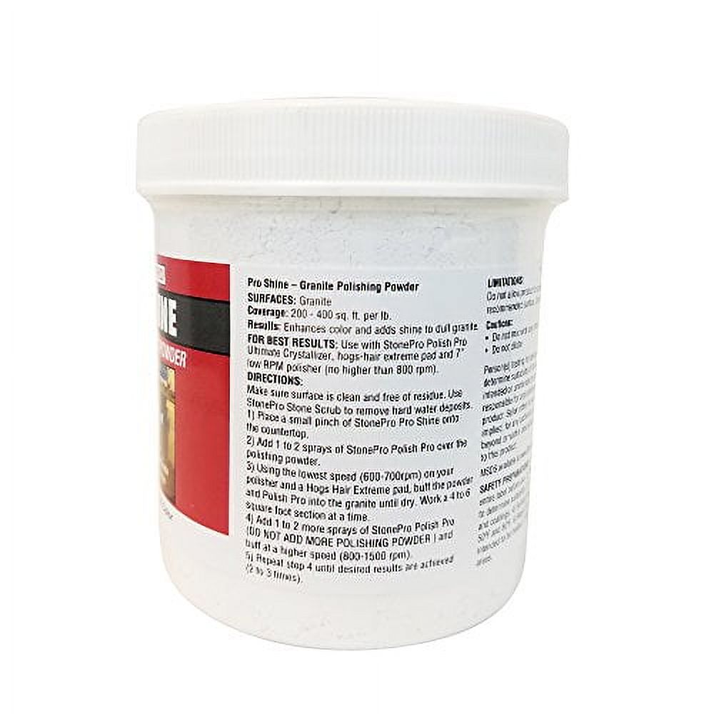 Stone Pro Granite Polishing Powder Pro Shine 1 Pound - Light - Walmart.com