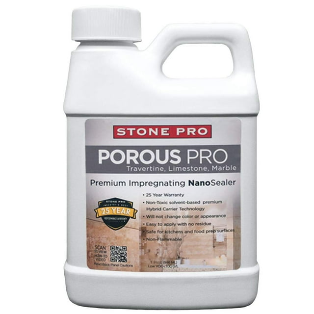 Stone Pro Porous Pro Sealer for Sealing Travertine, Limestone, Marble ...