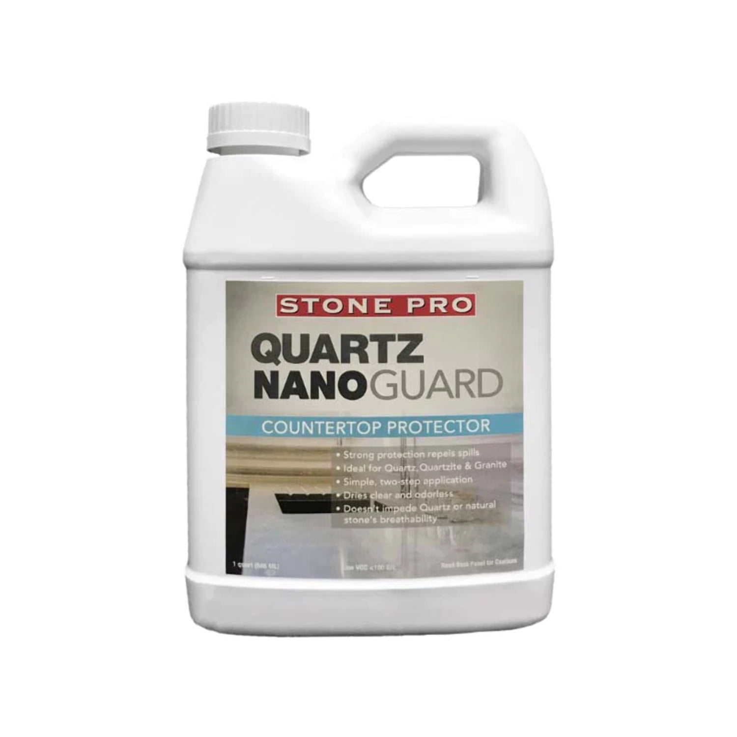 Stone Pro Quartz Nano Guard, Countertop Sealer for Granite, Quartz ...