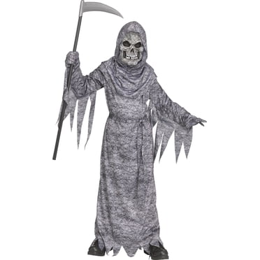 Scary Halloween Horror Ghostface Mask: Kid's Light Up Fade Mouth Ghost ...