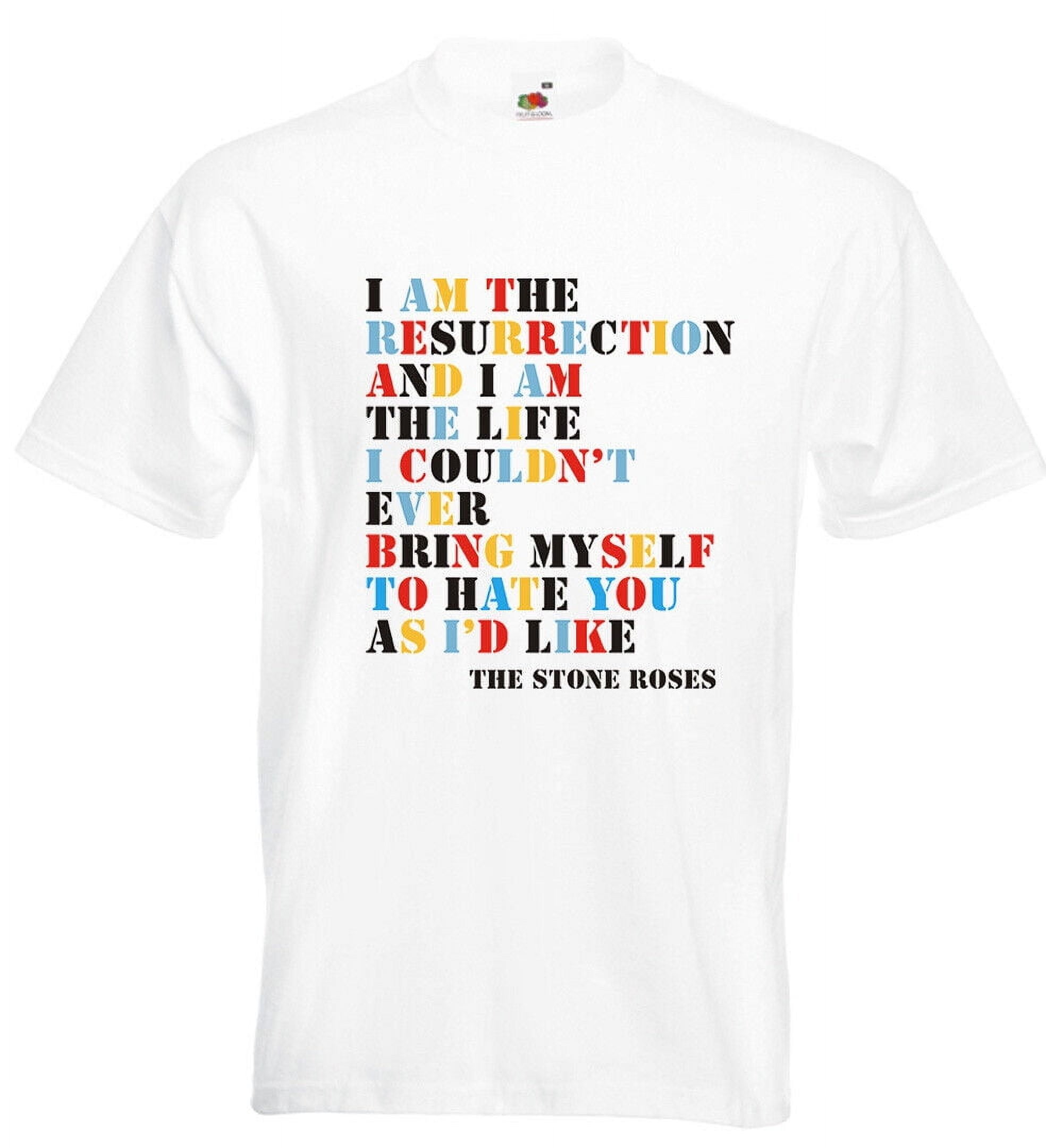 Stone Roses I Am The Resurrection T Shirt Ian Brown Madchester ...