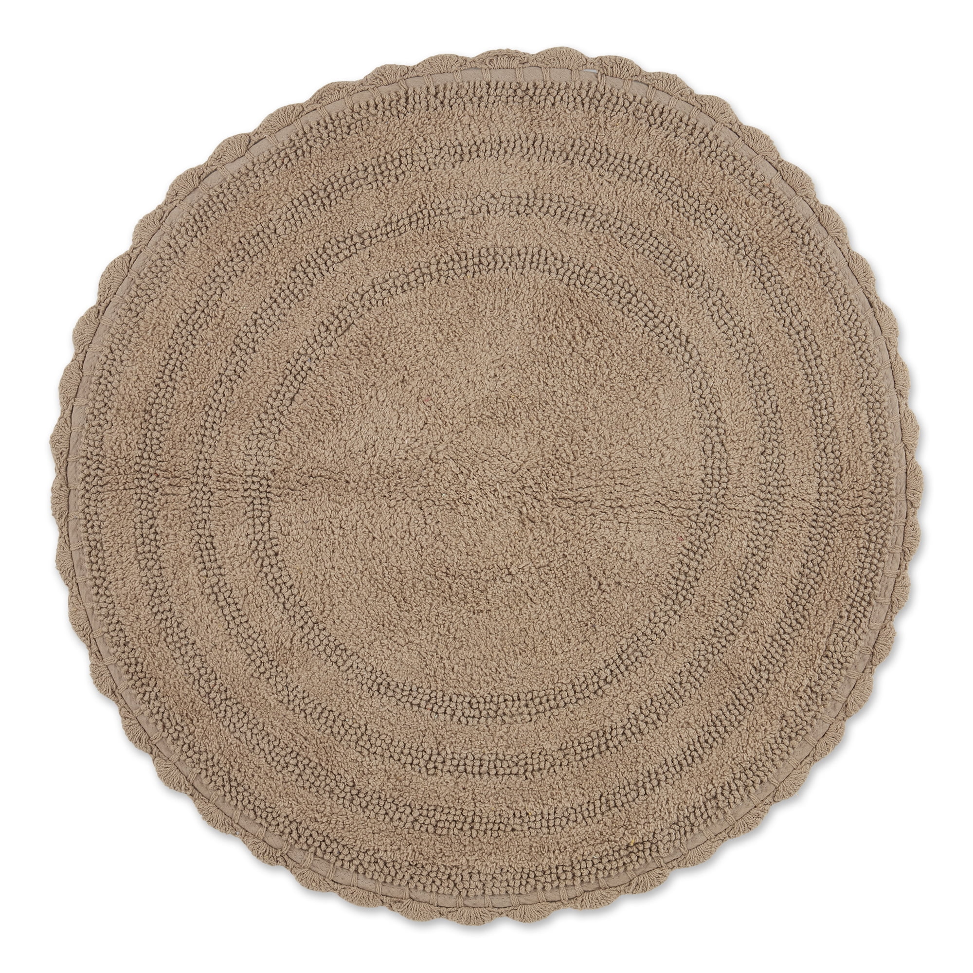 Stone Round Crochet Bath Mat - Walmart.com
