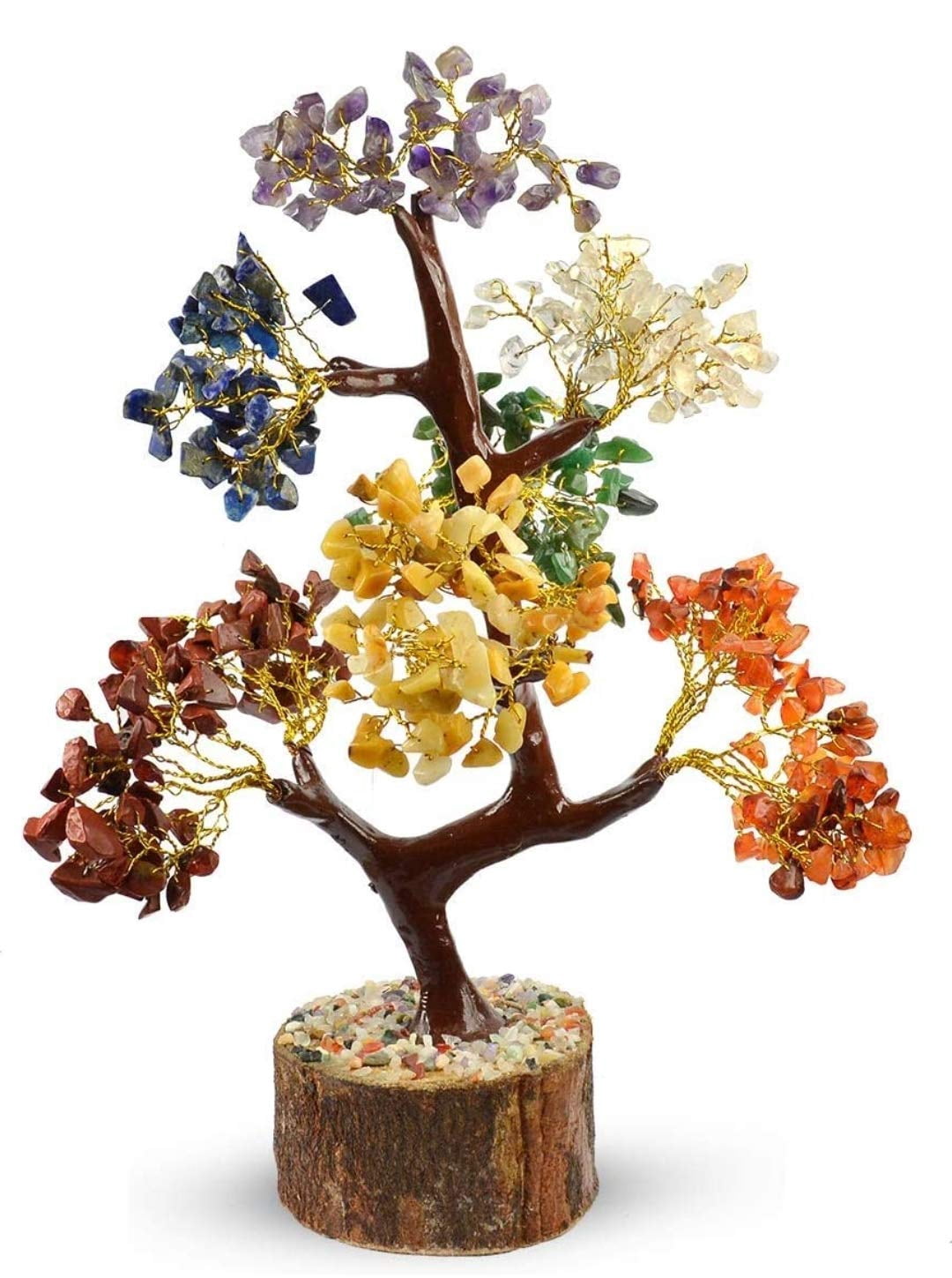 Stone Seven Chakra Tree Standard Multicolour - Walmart.com