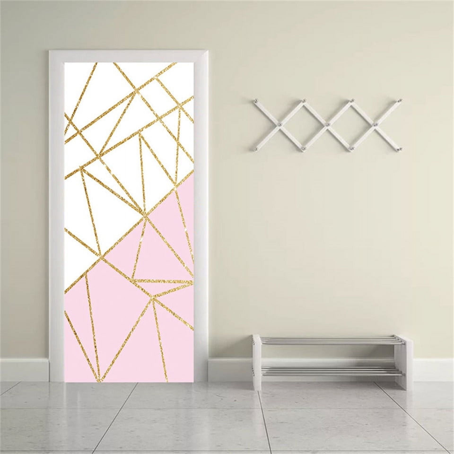 Stone Stairs Door Mural PVC Peel and Stick Wallpaper for Living Room ...