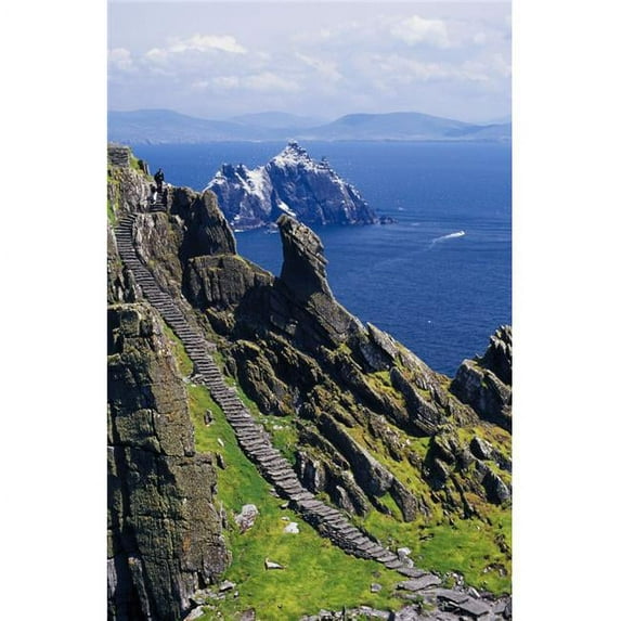 Stone Stairway Skellig Michael Skellig Islands County Kerry Ireland ...