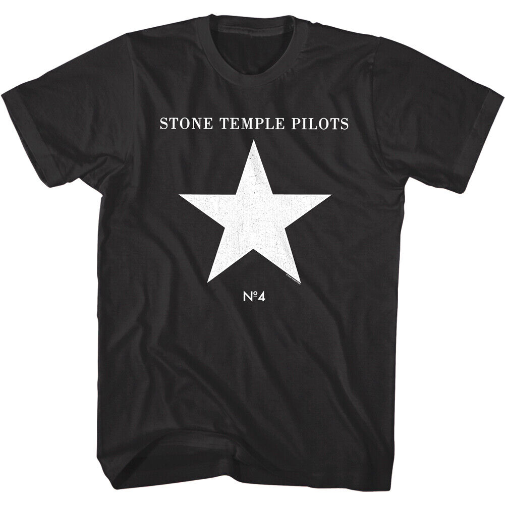 Stone Temple Pilots Star No 4 Men's T Shirt Rock Band Album Concert ...