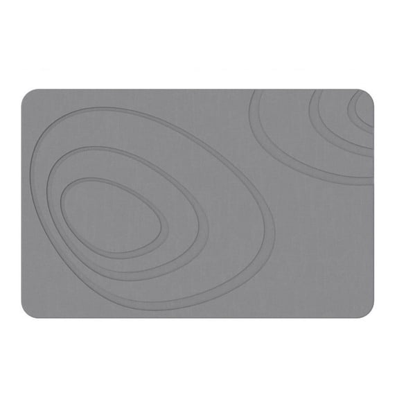 Stone Textured Diatomaceous Earth Bath Mat Ultra Absorbent Non-Slip ...