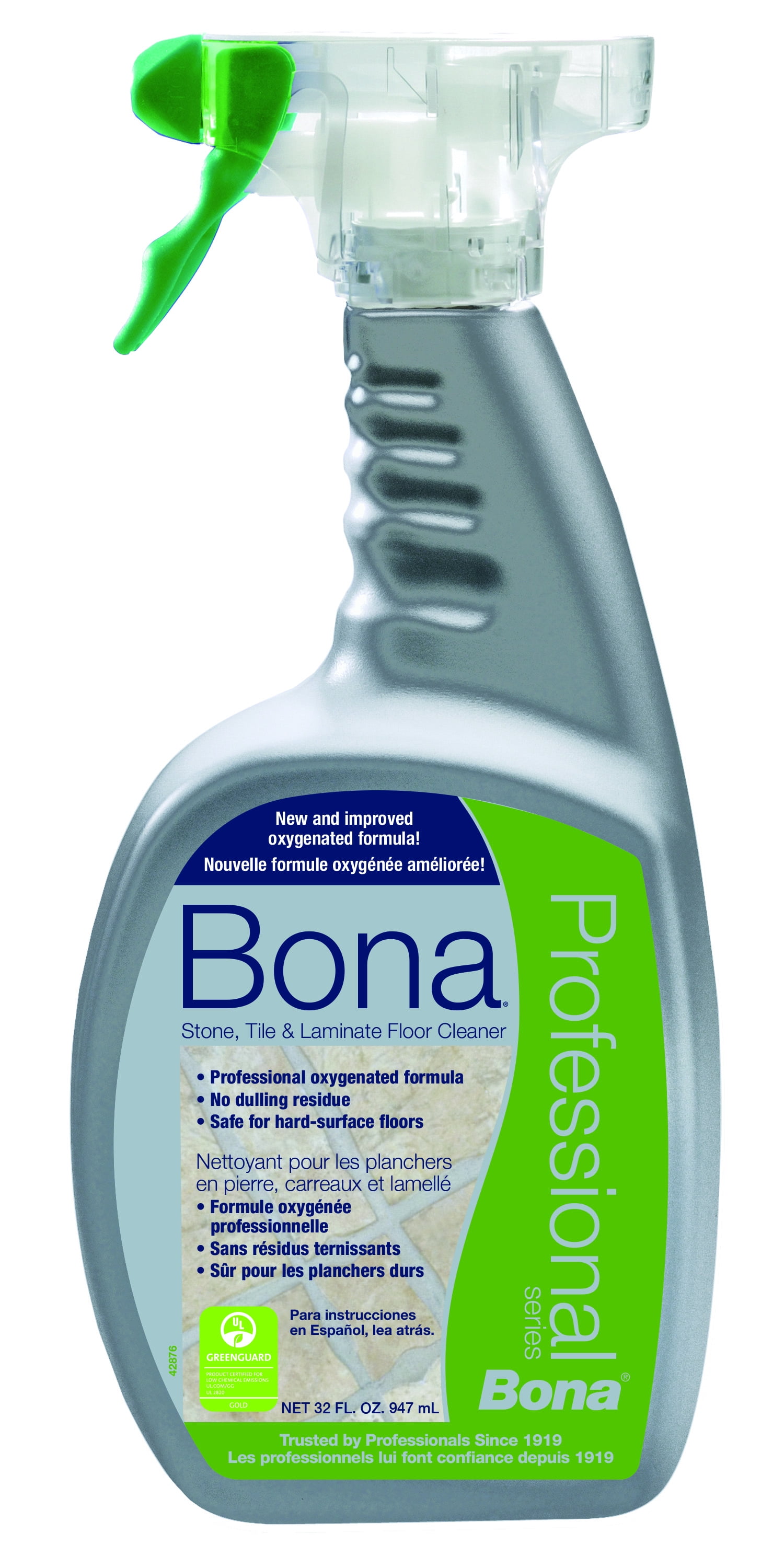 Stone, Tile And Laminate Floor Cleaner, Fresh Scent, 32 Oz Spray Bottle ...