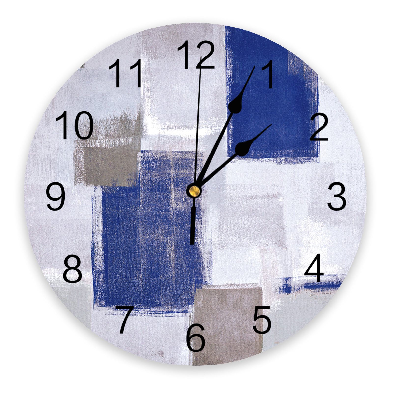 Stone Wall Black Retro Design Wall Clocks Silent Home Cafe Office Wall ...