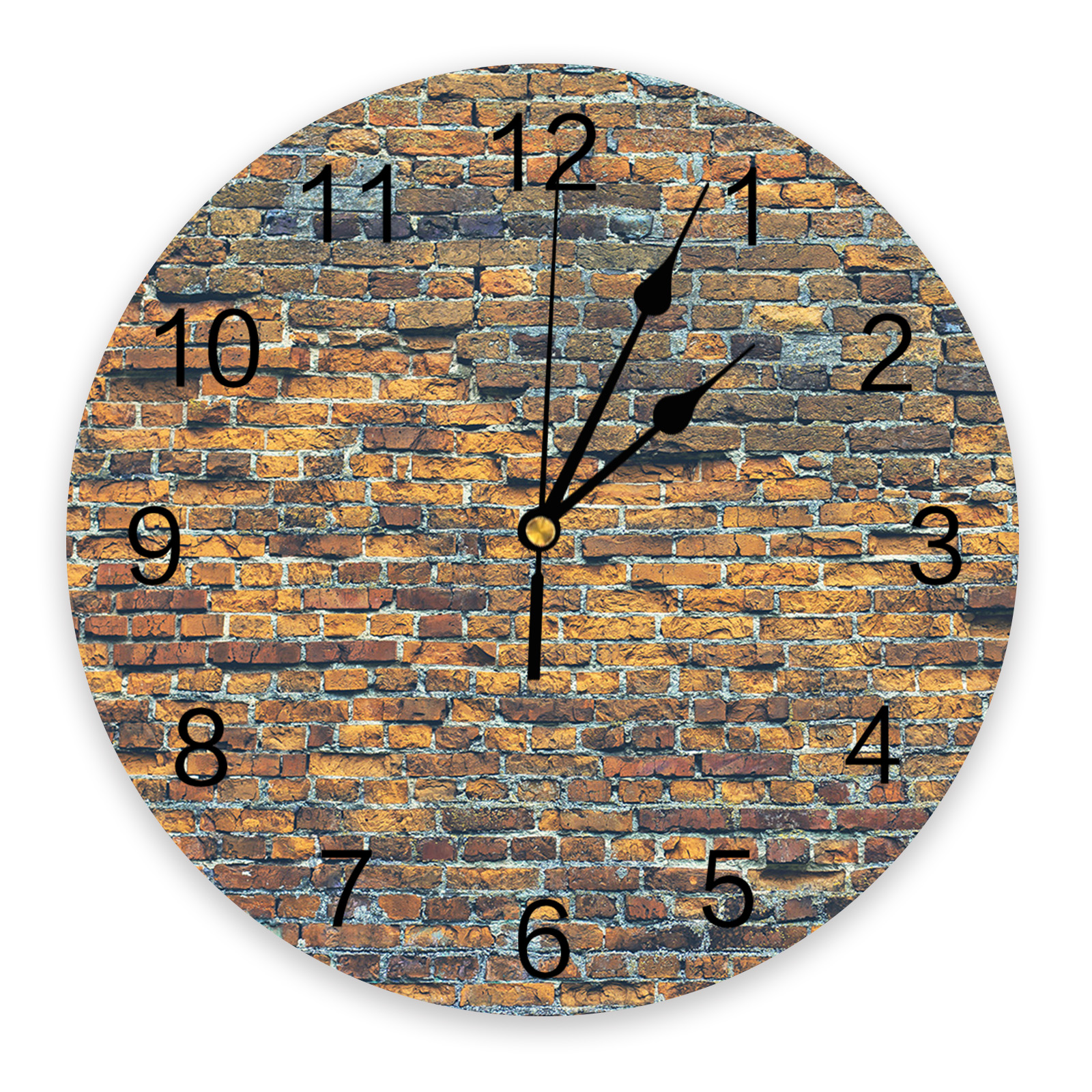 Stone Wall Black Retro Design Wall Clocks Silent Home Cafe Office Wall ...