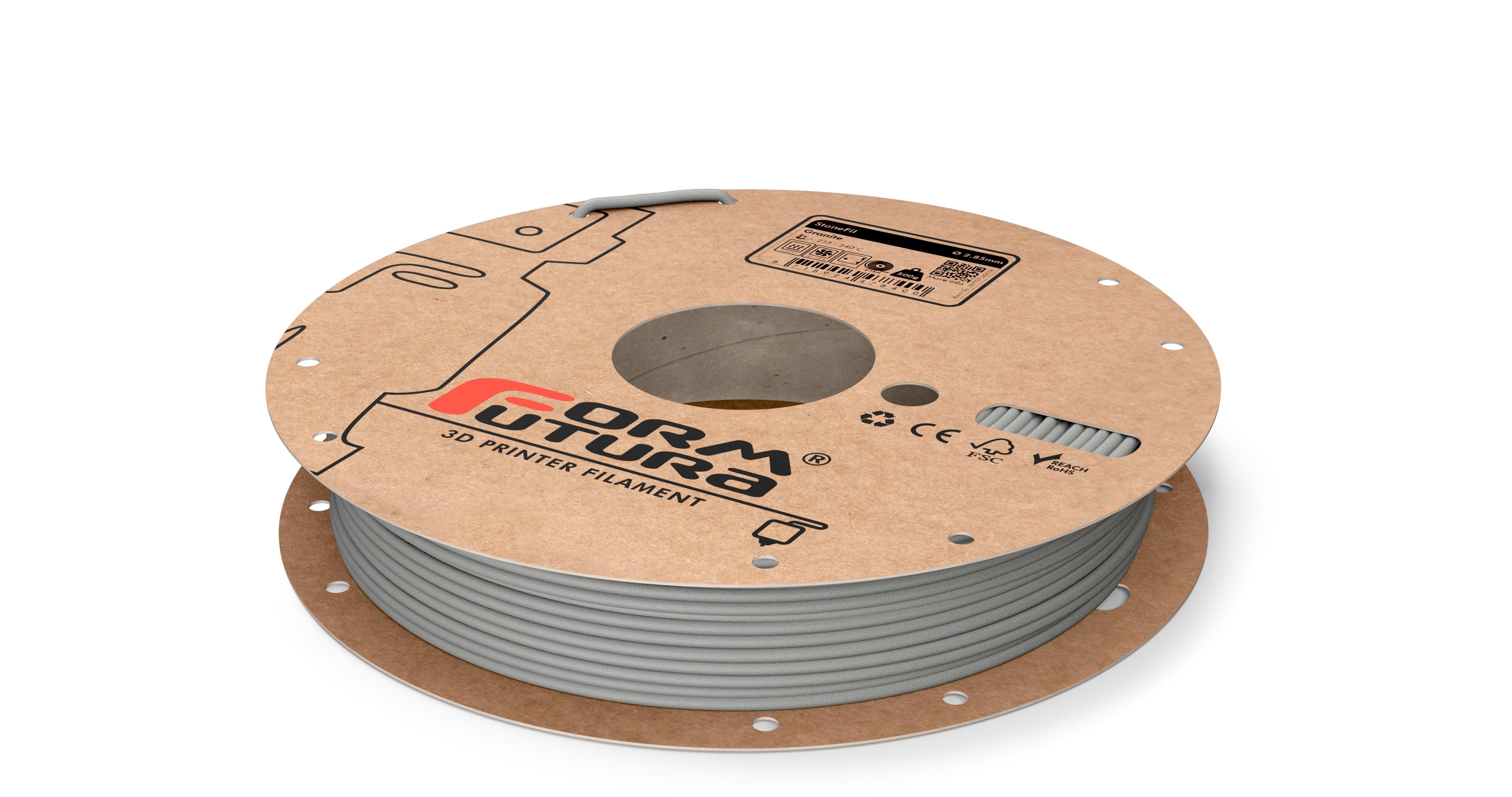 Stone feel PLA based filament StoneFil 2.85mm Granite 500 gram 3D ...