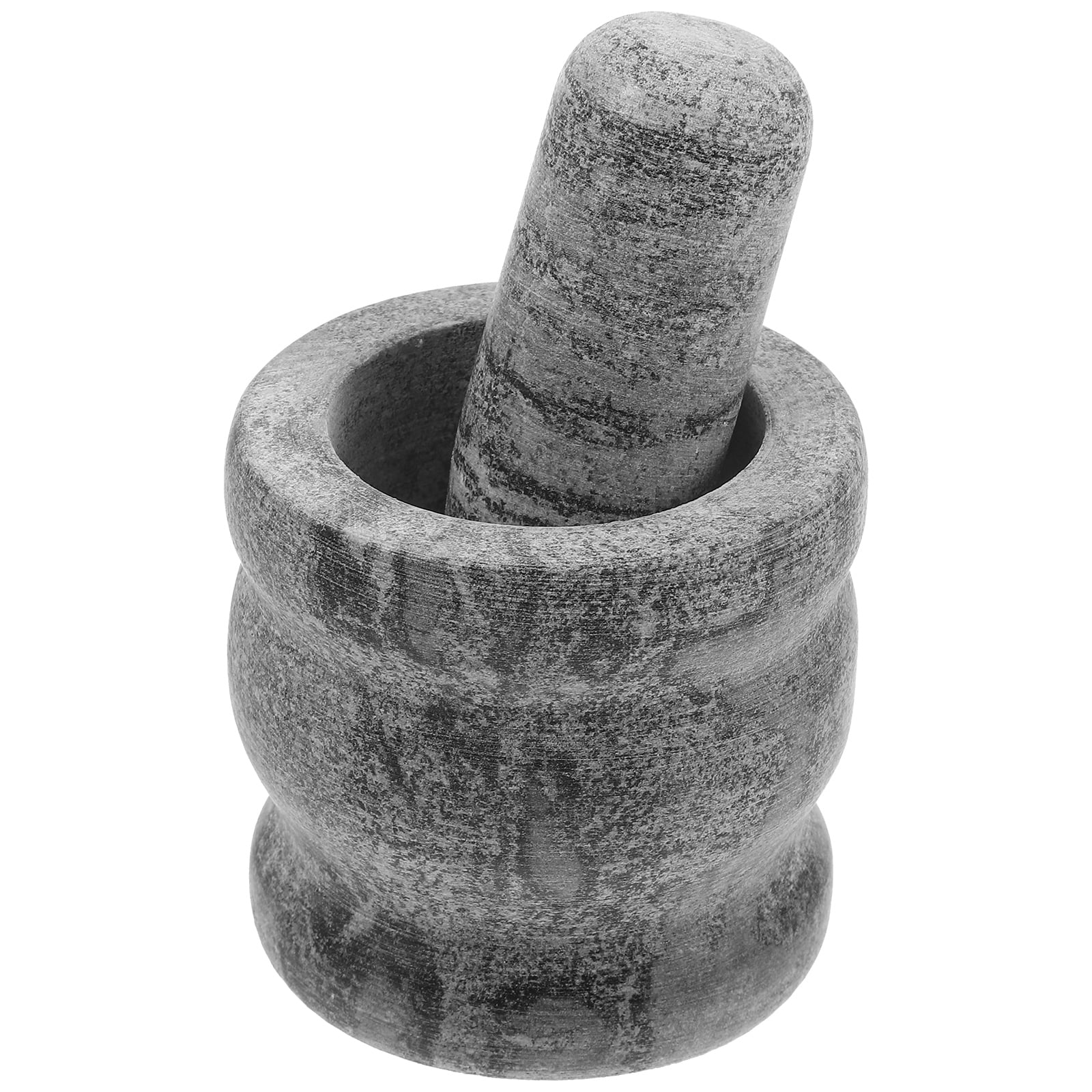 Stone with Pestle Garlic Press Bowl Garlic Masher Kitchen Ginger ...