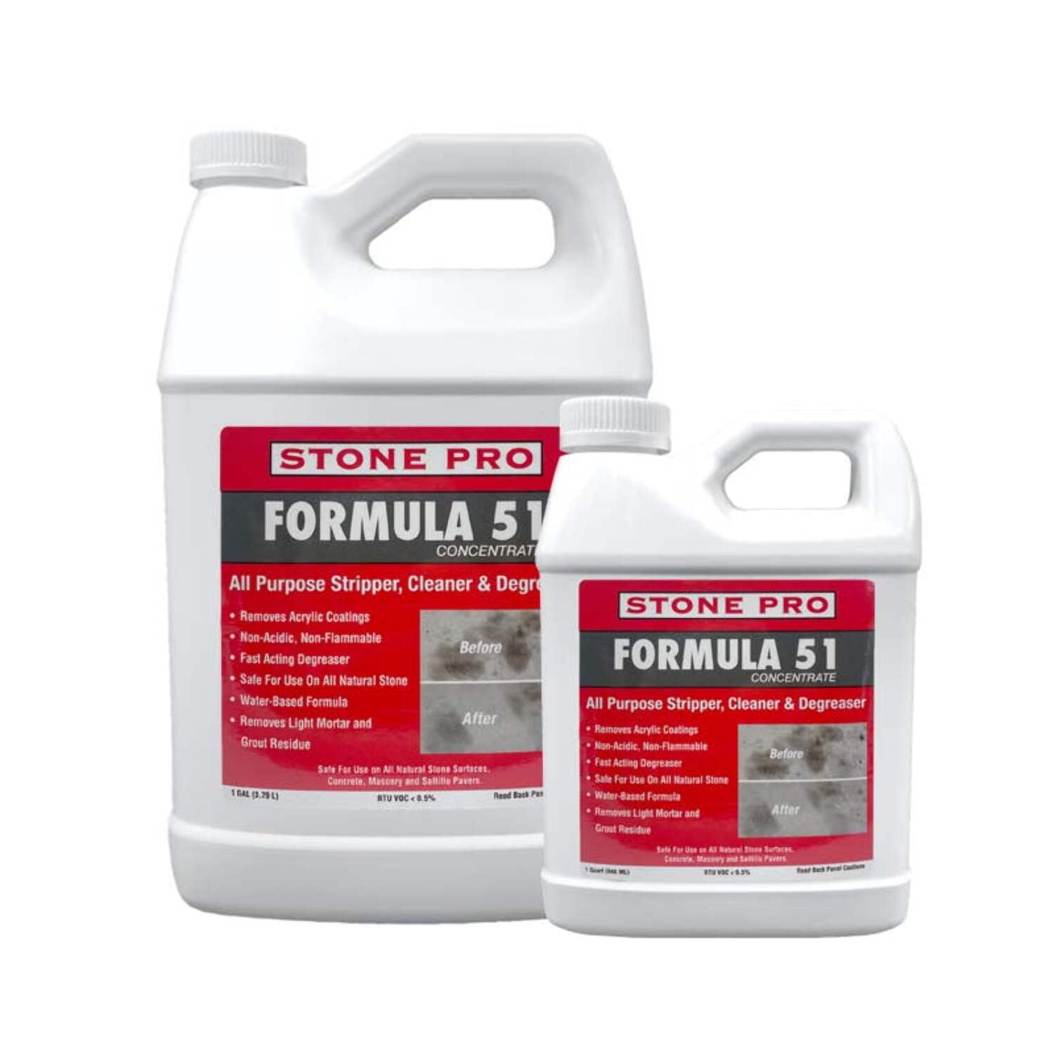 StonePro – Formula 51 Concentrate (1 Quart – 32 Fl Oz) (For Cleaning ...