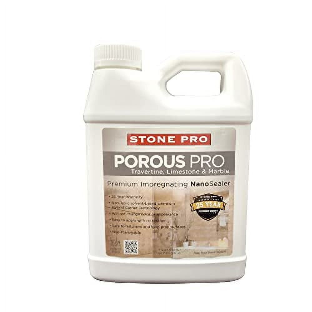 StonePro – Porous Pro Sealer (1 Quart – 32 Fl Oz) (For Sealing ...