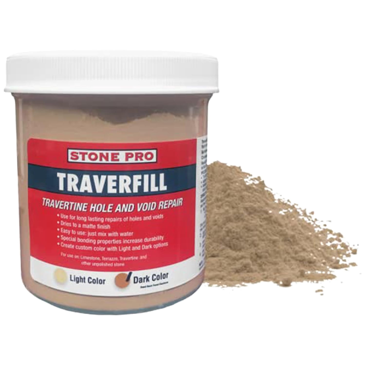 StonePro Traverfill - Travertine Repair - Fills Smalls pits, Holes ...