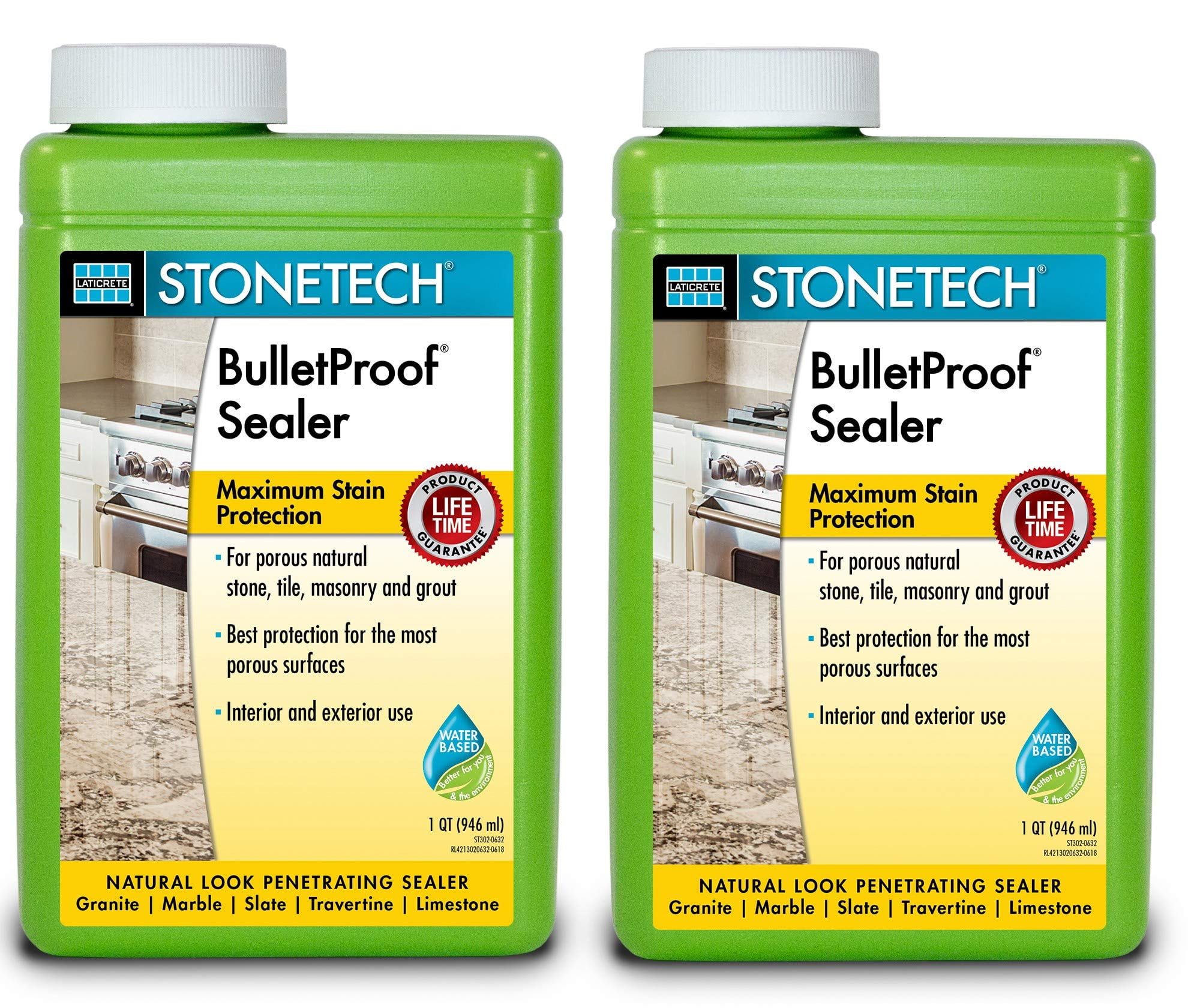 StoneTech Professional BulletProof Stone Sealer, 1-Quart, 2 Pack - Walmart.com