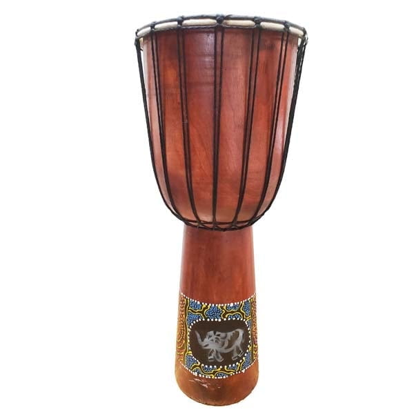 Stoneage Arts Djembe Drum African Inspired Bongo Solid Wood Varying Dot ...