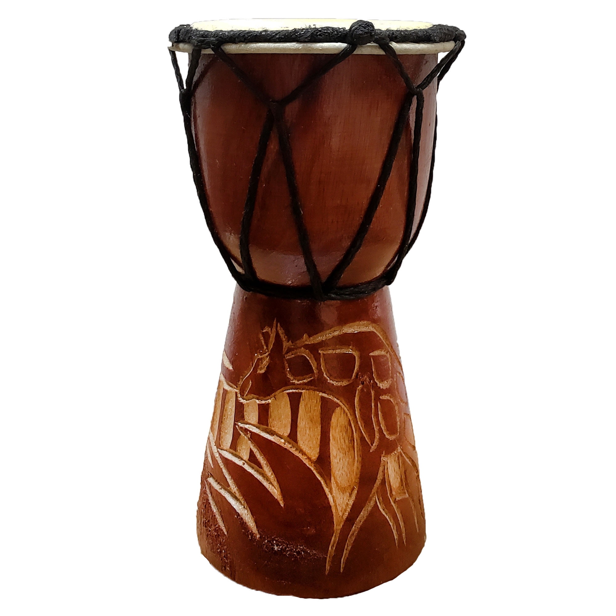 Stoneage Arts Djembe Drum African Inspired Bongo Solid Wood Varying ...