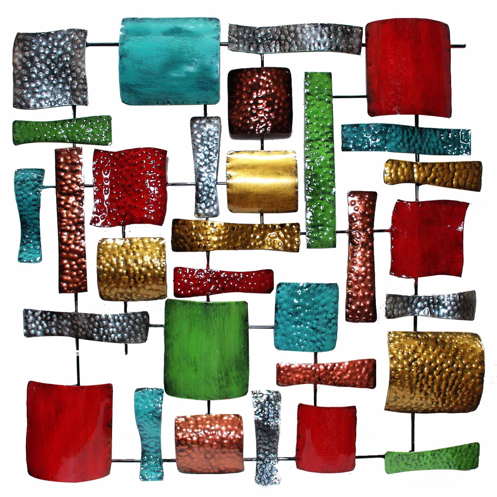 Stoneage Arts Inc 28" Abstract-Themed Shapes Decorative Wall Art ...