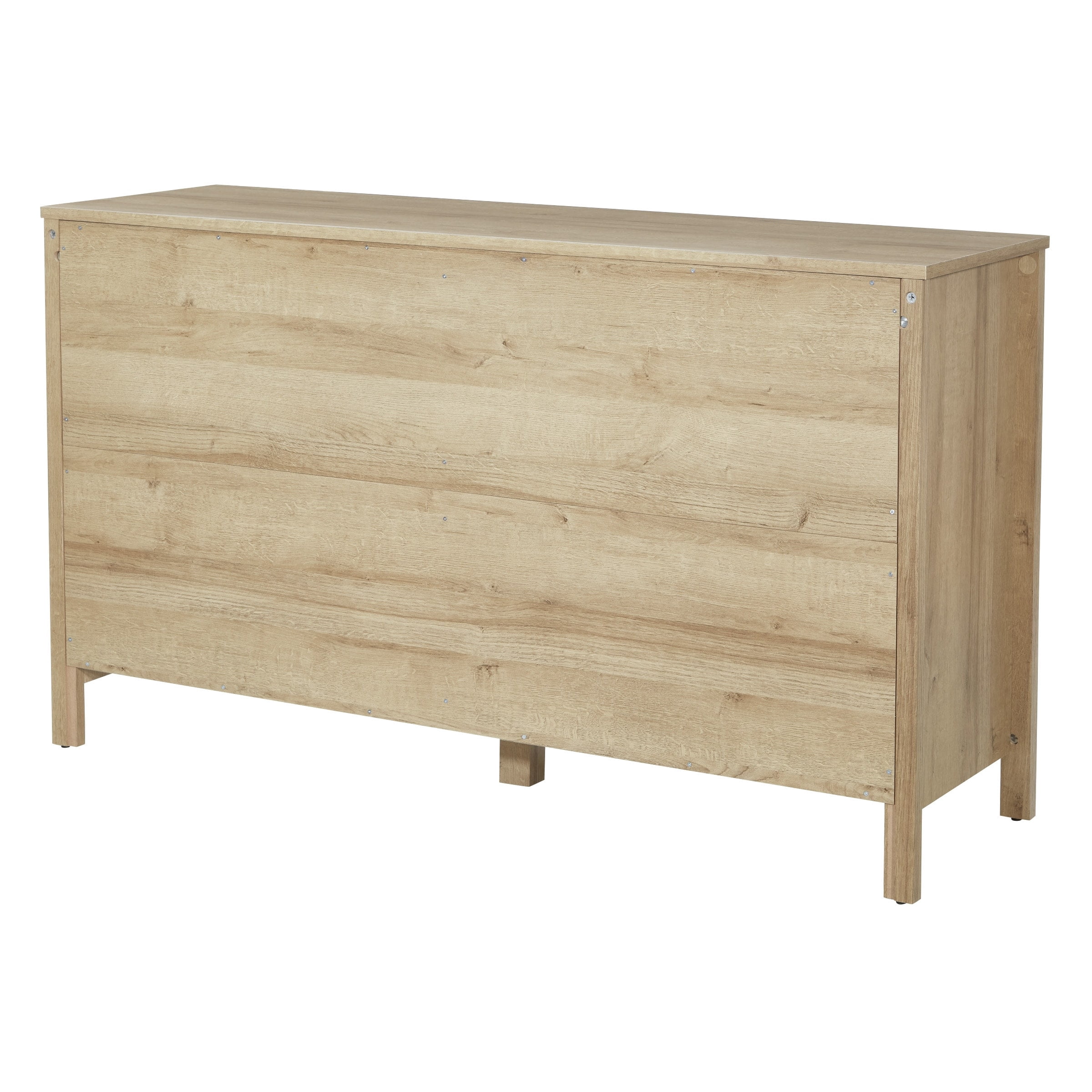 Stonebrook 6-Drawer Horizontal Dresser in Wood Canyon Oak Finish ...