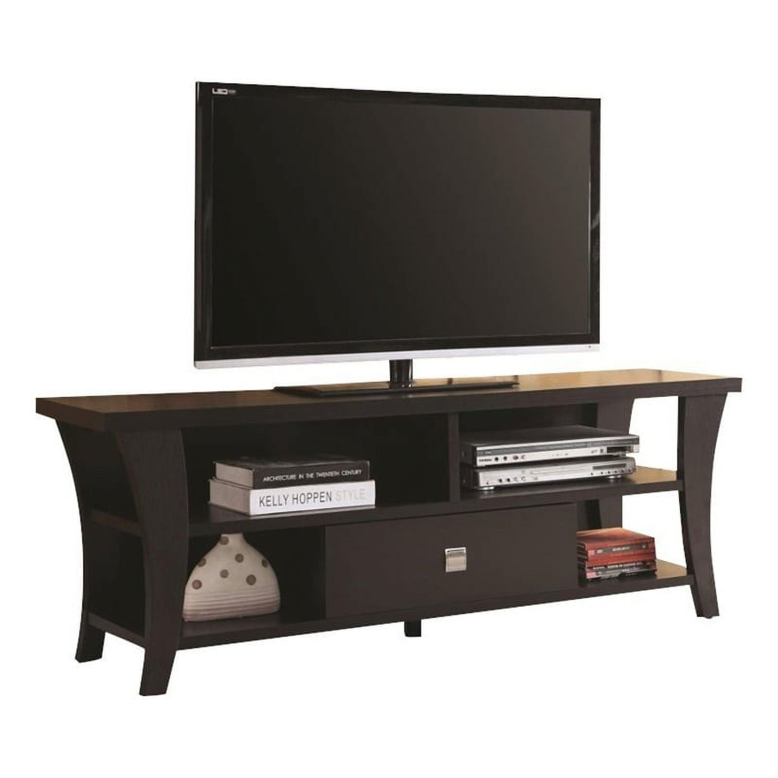 Stonecroft Furniture Transitional Wood TV Stand for TVs up to 60" in ...