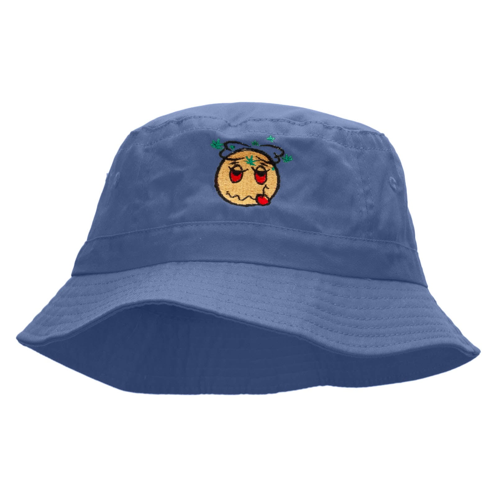 Stoned Icon Embroidered Bucket Hat - Periwinkle OSFM - Walmart.com