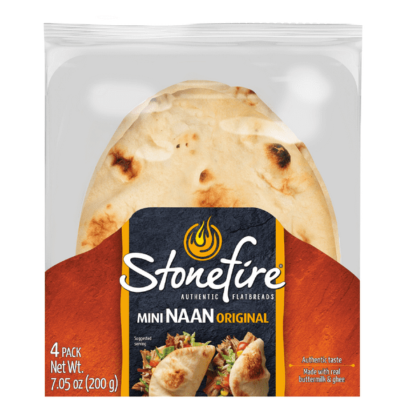 Stonefire Original Mini Naan, 7.05 oz, 4 Count