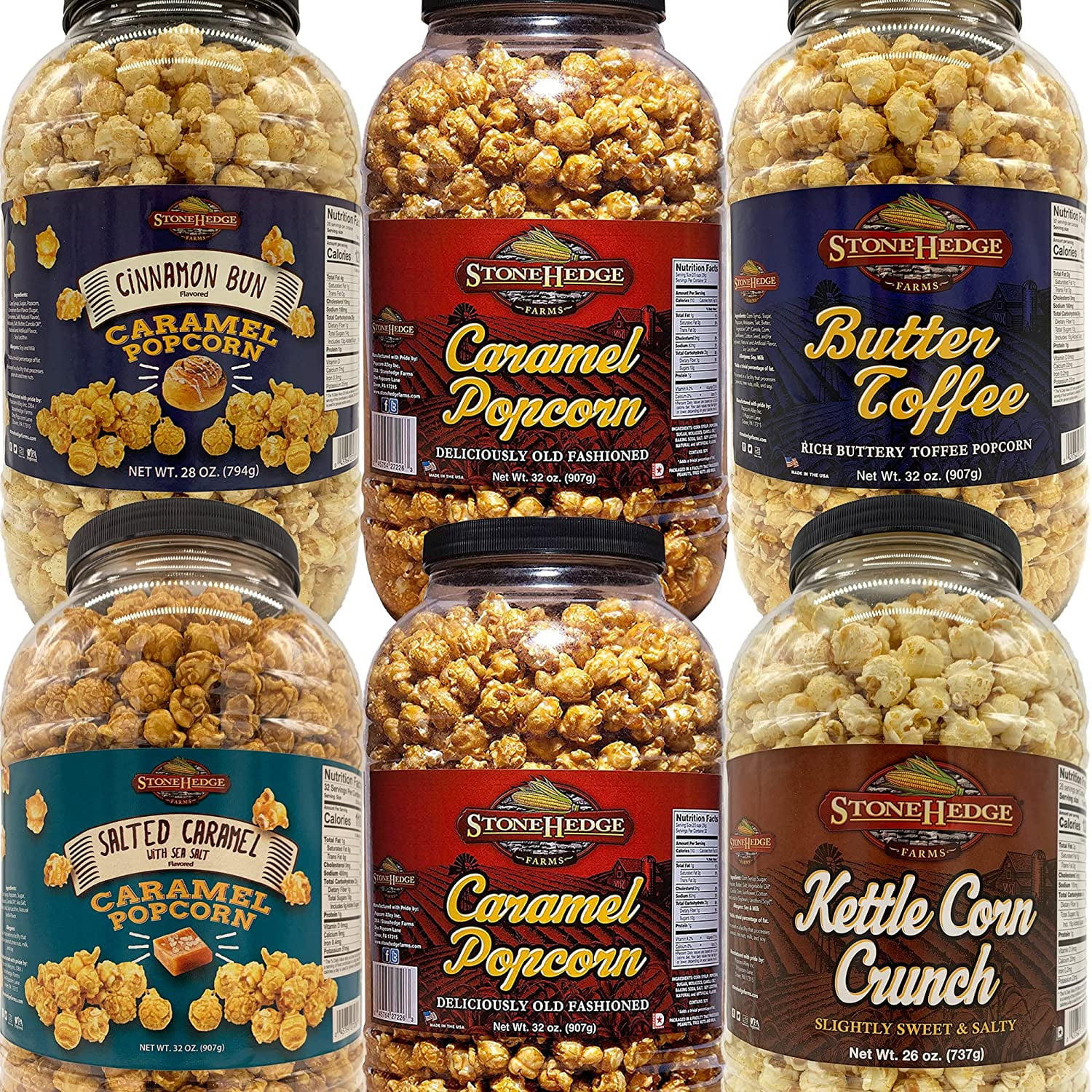 Stonehedge Farms Bulk Popcorn Variety Pack! 12 Lbs Of Deliciously Old ...