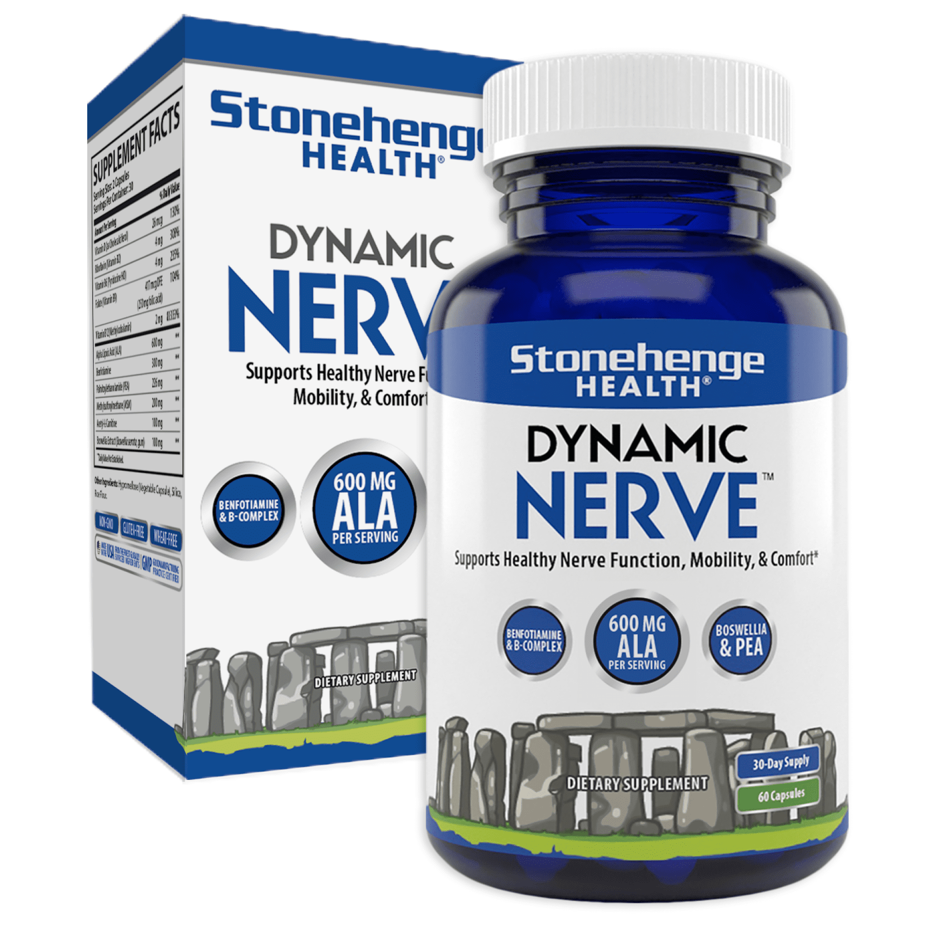 Customer reviews for Stonehenge Health Dynamic Nerve Supplement, Supports Function in Fingers ...
