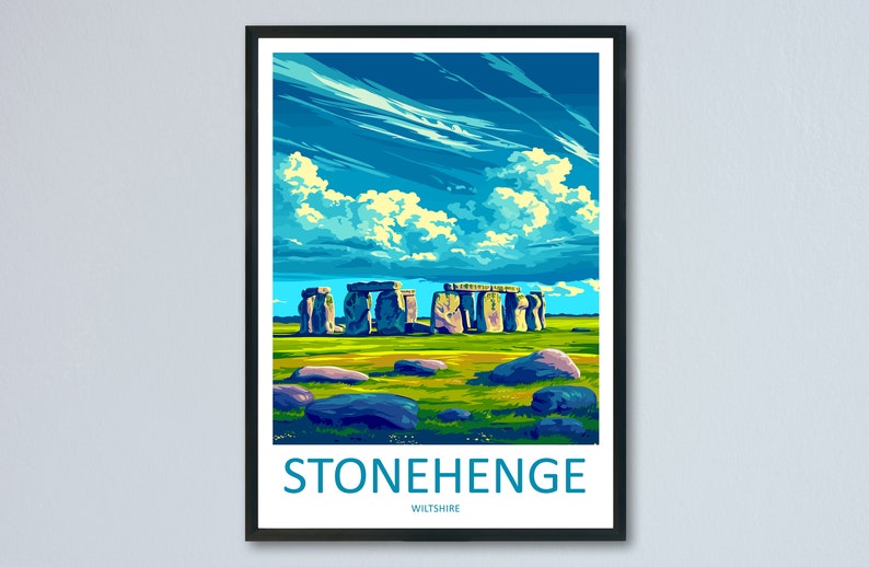 Stonehenge Travel Print - Wall Art for History Buffs - Walmart.com