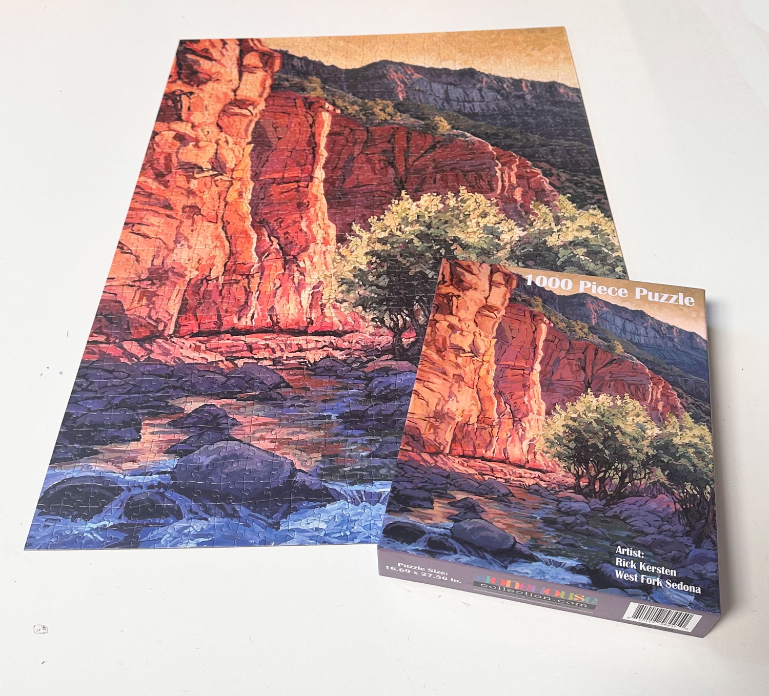 Stonehouse Collection 1000 Piece Puzzle - Sedona West Fork - Jigsaw ...