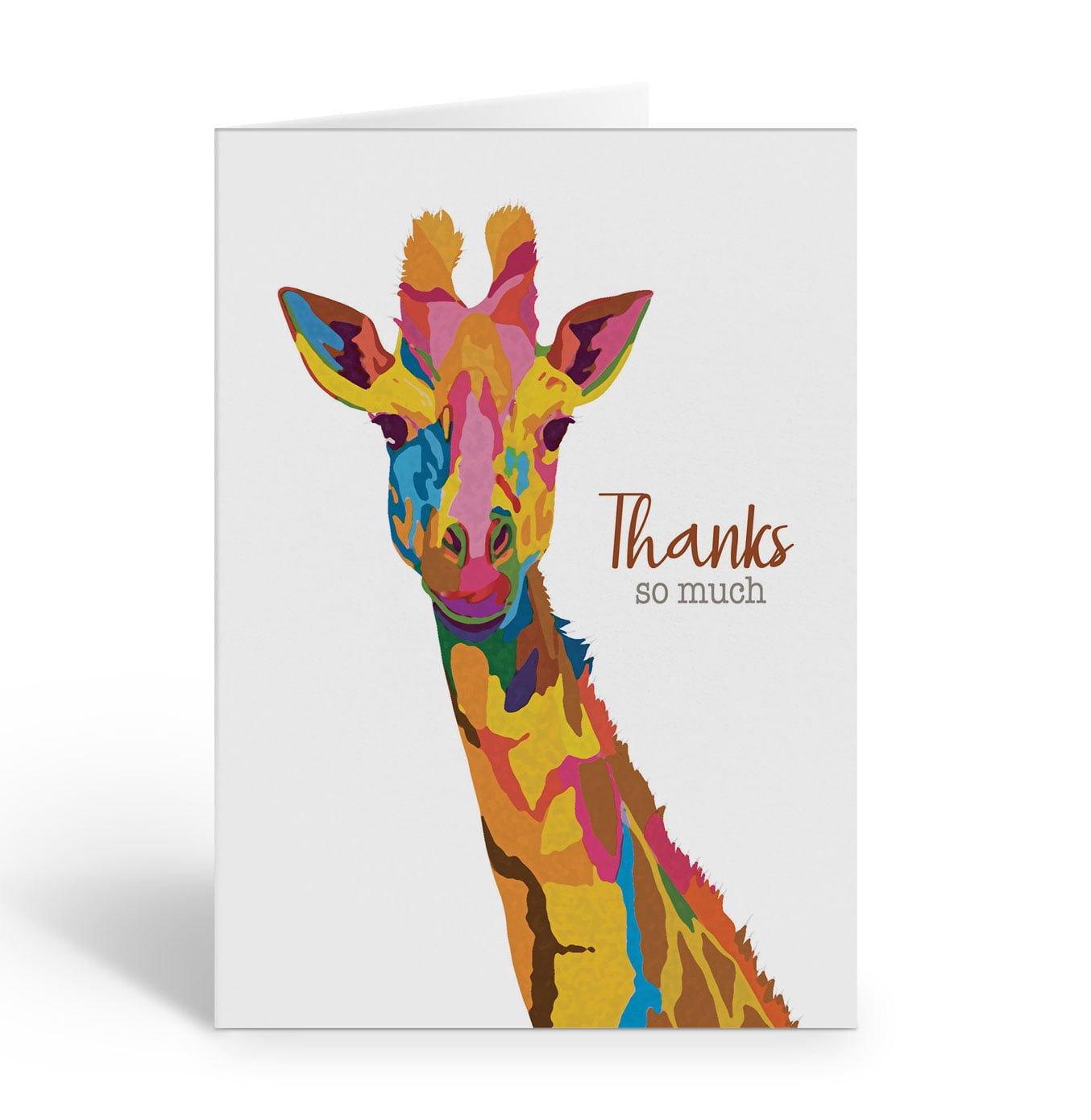 Stonehouse Collection | Artistic Giraffe Note Cards | Colorful Wildlife ...