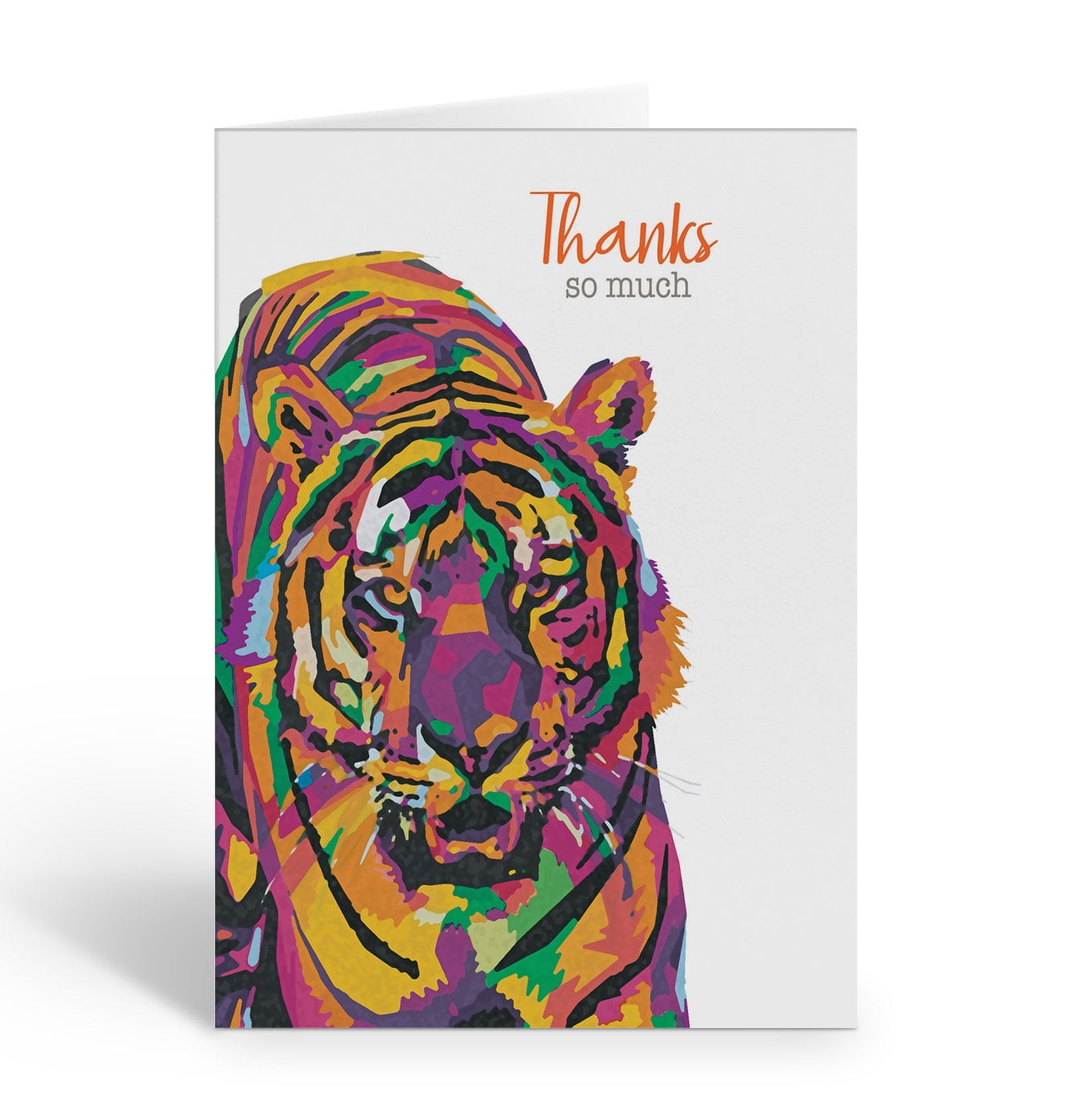 Stonehouse Collection | Artistic Tiger Note Cards | Colorful Wildlife ...
