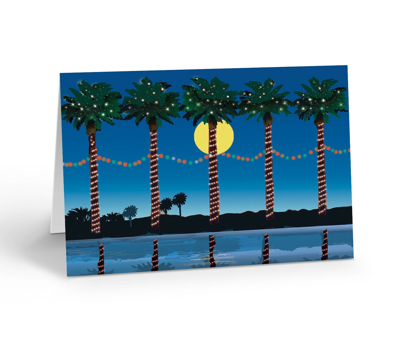 Stonehouse Collection Beach Christmas Cards, Bayside Holiday Card Set ...