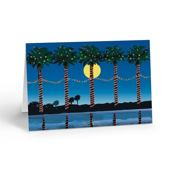 Stonehouse Collection Beach Christmas Cards, Bayside Holiday Card Set ...