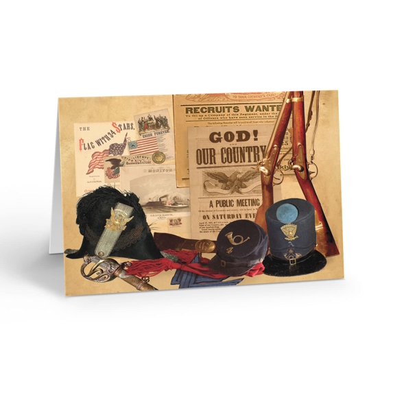 Stonehouse Collection | Civil War Union Soldier Note Card | Recruits ...