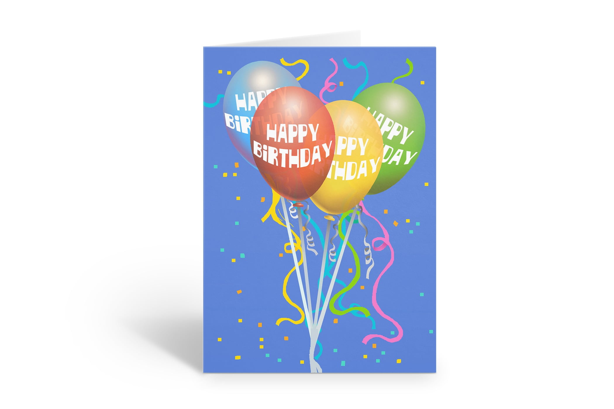 Stonehouse Collection | Colorful Balloons & Happy Birthday Design | 5x7 ...