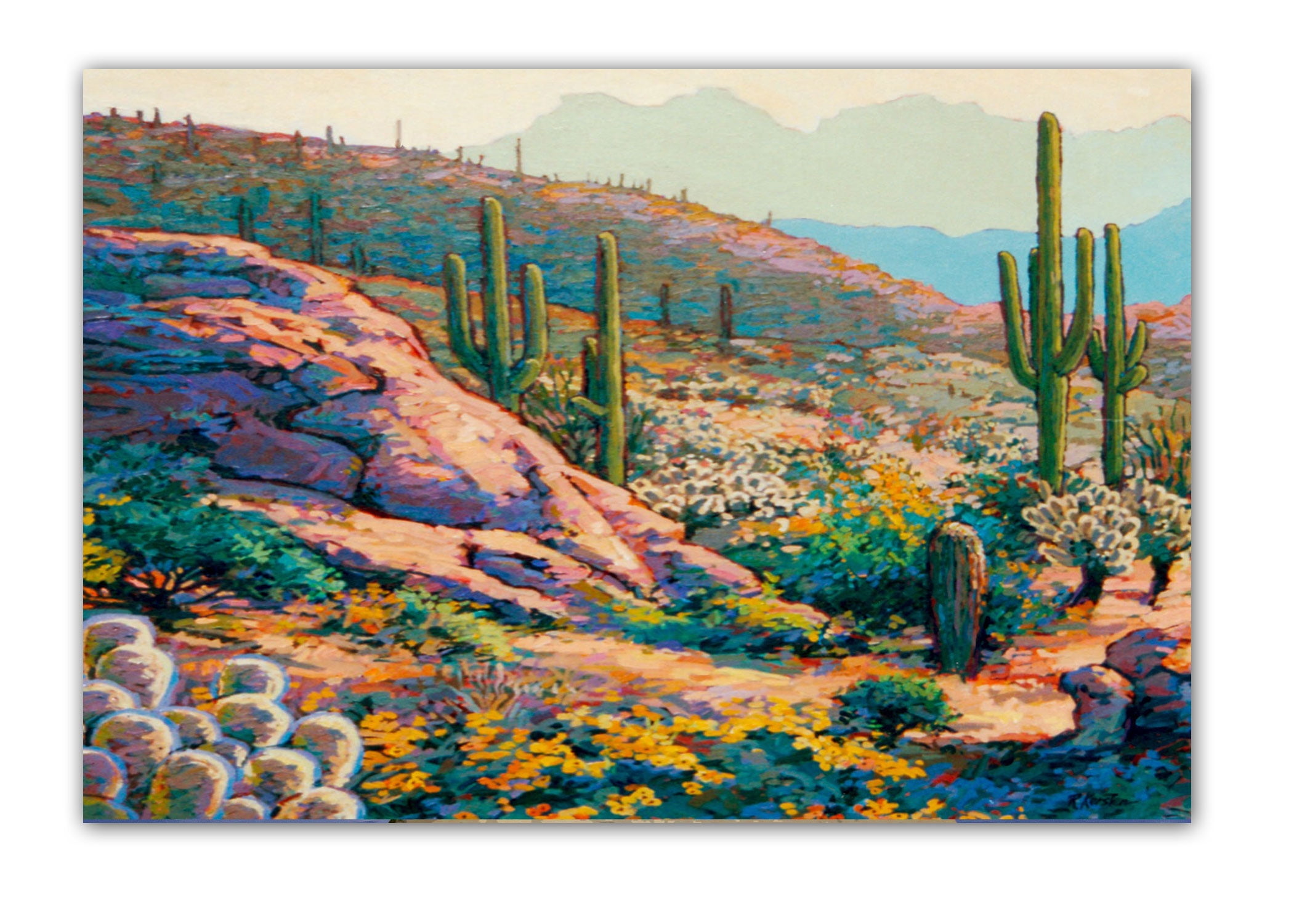 Stonehouse Collection Desert Cactus Postcards Greeting Cards, Card ...
