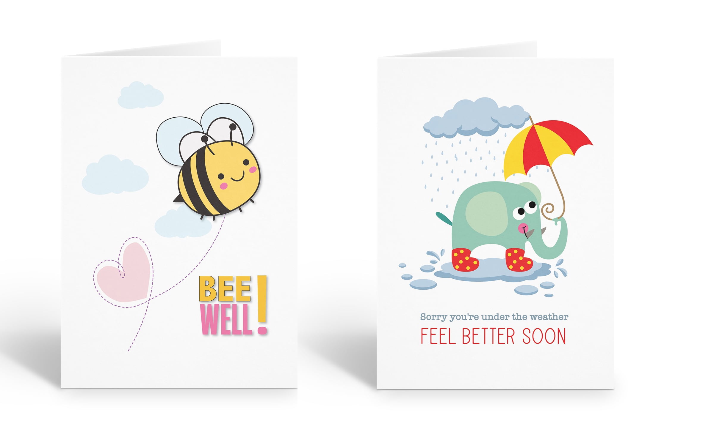 Stonehouse Collection | Feel Better Soon Greeting Card Set | Elephant ...
